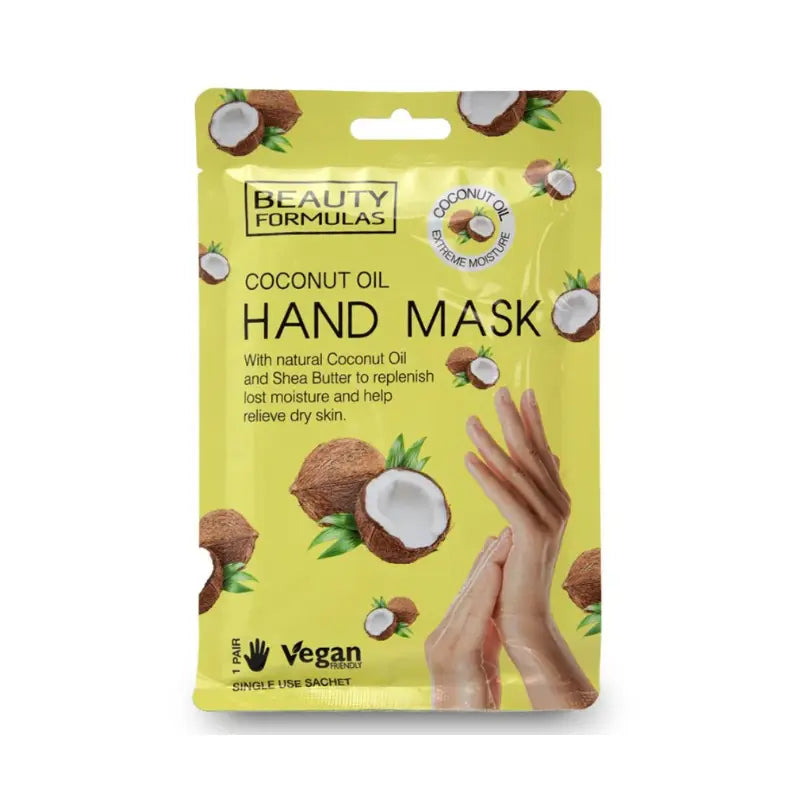 BEAUTY FORMULAS Hand Mask for hands with coconut oil - 1 pair - GO GET ...