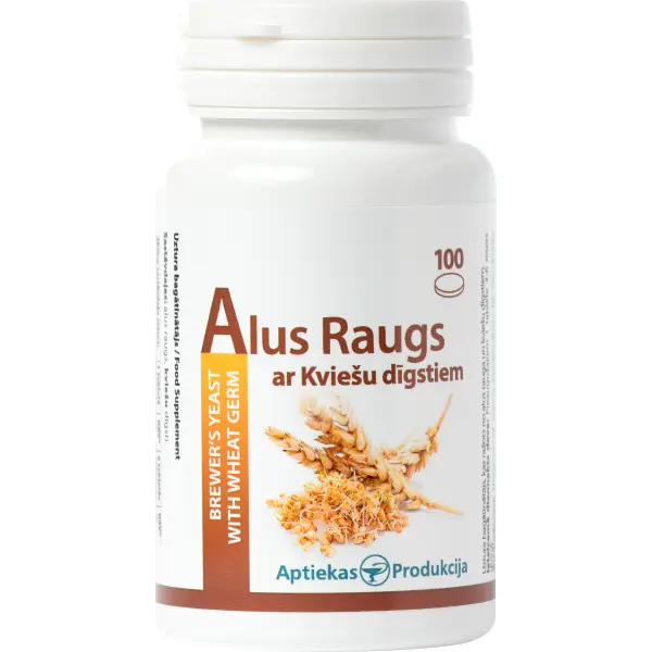Unifarma Herbals Alus raugs ar kviešu dīgstiem 100 tabletes - gogetfit ...